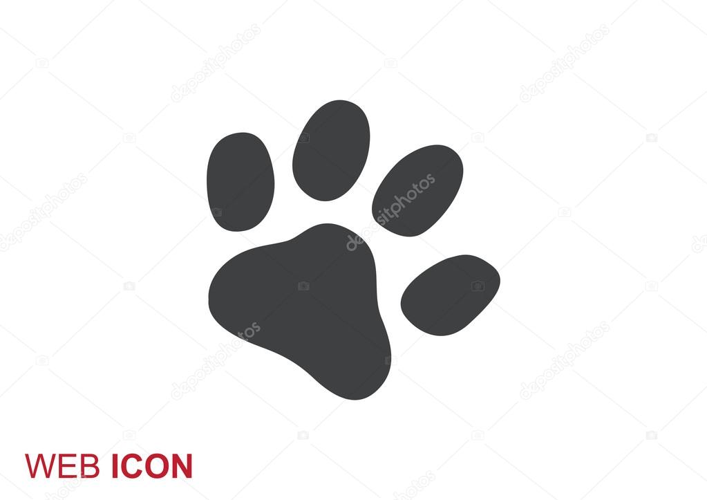 Dog paw track simple icon Stock Vector by ©LovArt 98005412