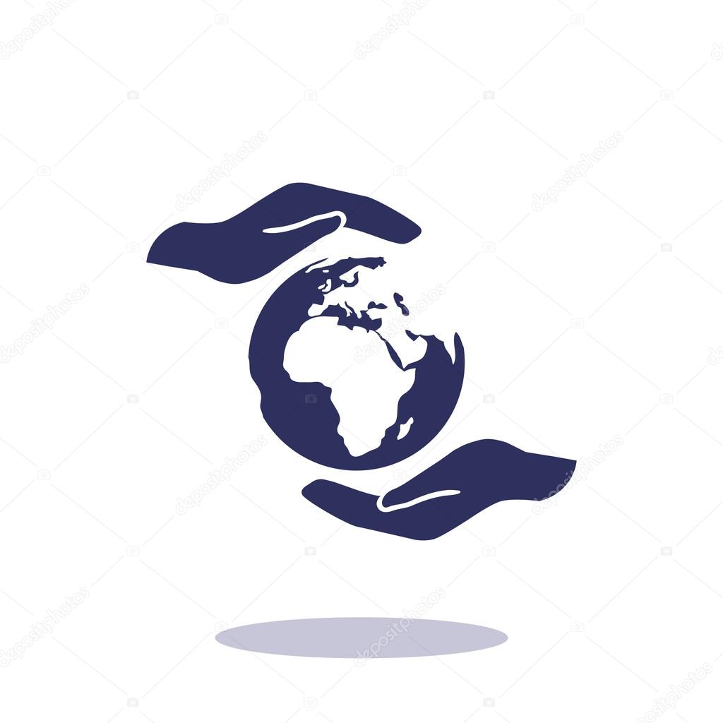 World in hands web icon Stock Vector Image by ©LovArt #98009782
