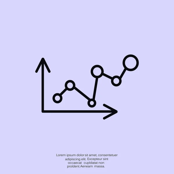 Graph with business symbols icon Stock Vector by ©LovArt 99475314