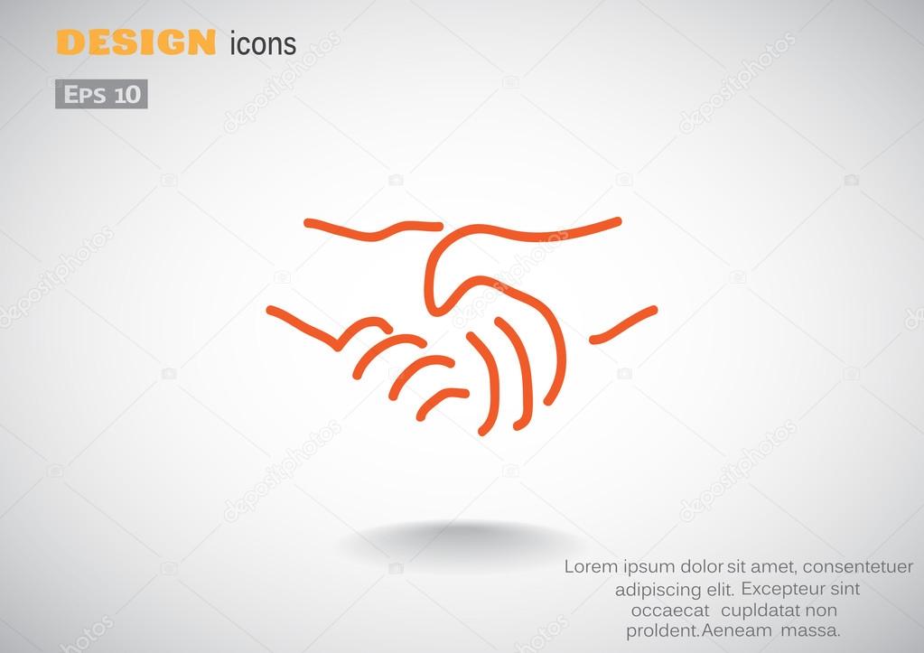 Símbolo De La Mano De La Bondad