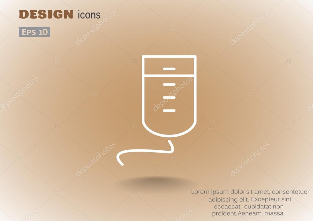 Drop counter simple web icon Stock Vector by ©LovArt 99468018