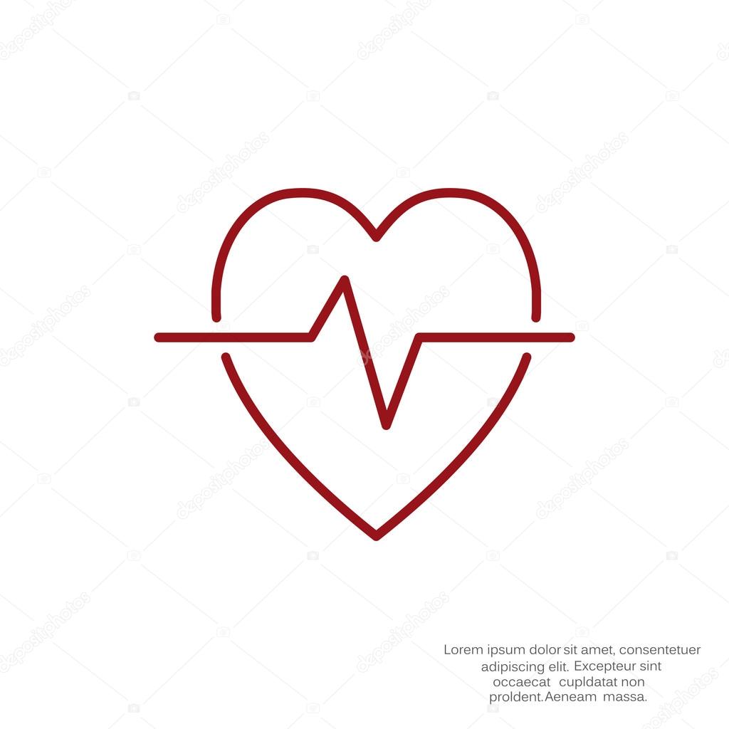 Cardiology symbol simple icon Stock Vector by ©LovArt 99473718