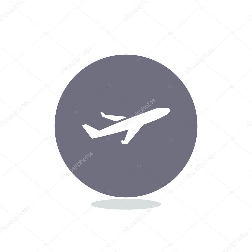 Aircraft web icon Stock Vector by ©LovArt 99475652