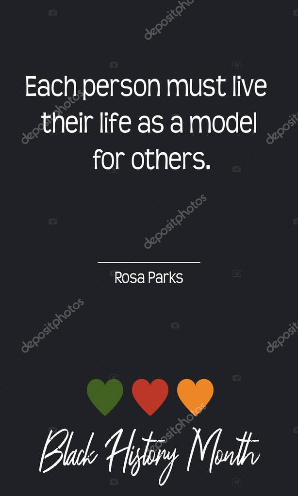 Cita del mes de historia negra. Fiesta de la herencia de la historia ...