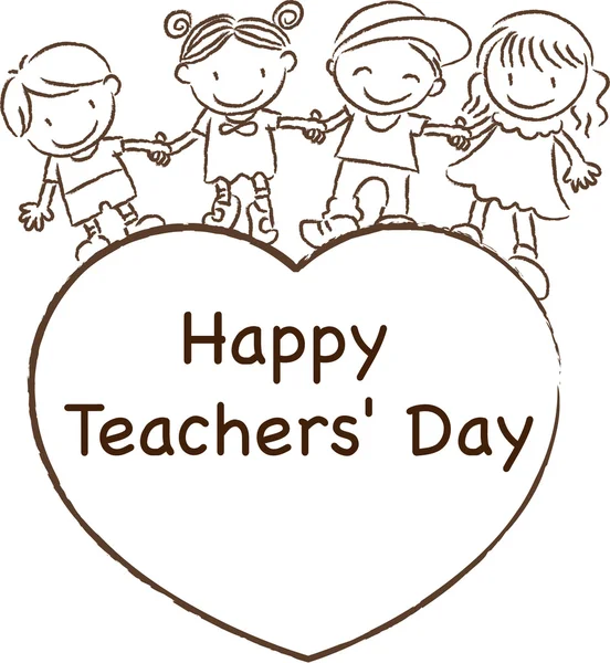 Teachers Day Clipart Black And White