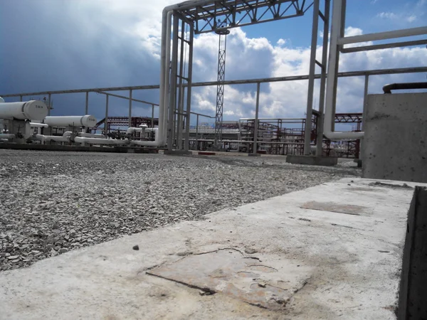 Installation walls with plasterboard and mineral wool — Stock Photo ...