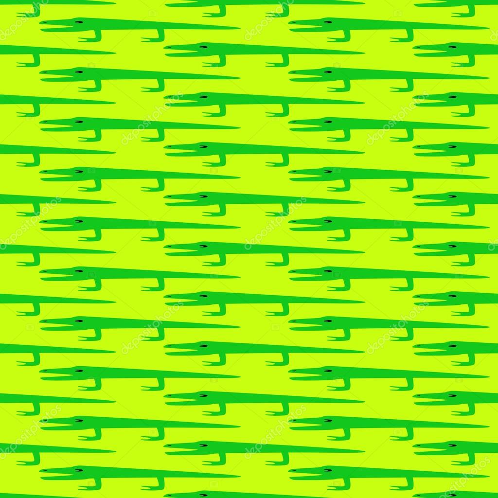 Crocodile pattern — Stock Vector © mborgali #67855935