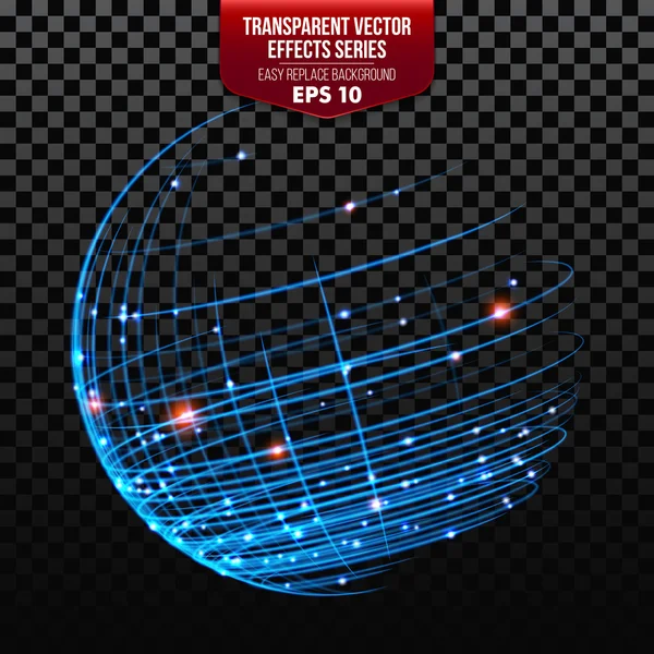 Illustration of Global Network Wireframe Globe Ball. Vector ...