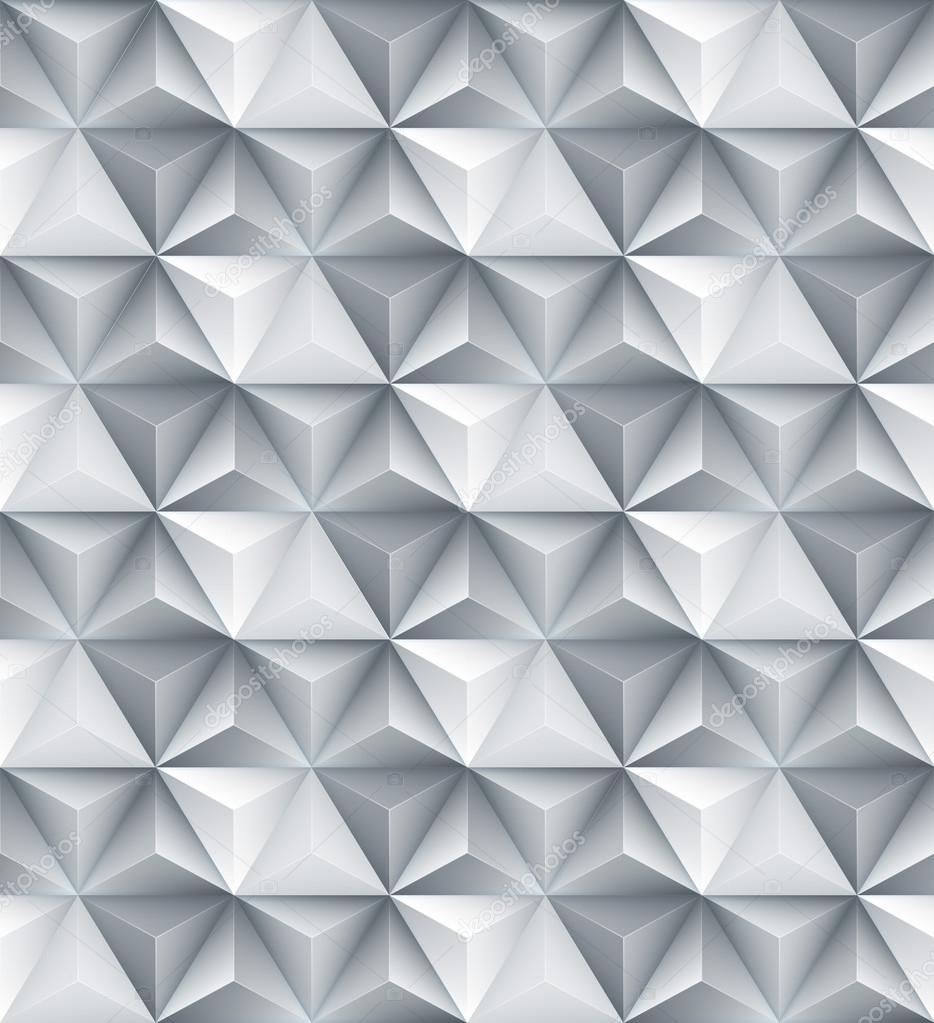 Abstract geometric triangle seamless 3D texture. Vector illustration ...