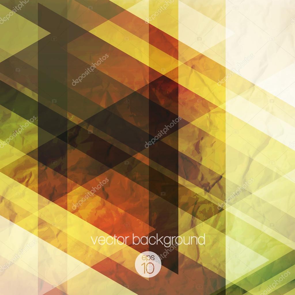 Abstraction retro triangles vector background Stock Vector Image by ...