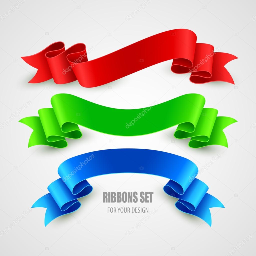 Set of vector ribbons Stock Vector by ©Vik_Y 67351755