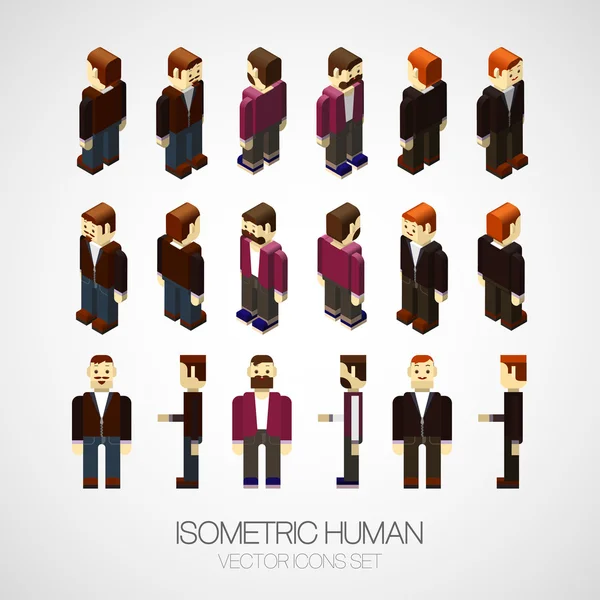 Isometric human set Stock Vector Image by ©Vik_Y #68792373