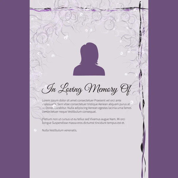 In loving memory Vector Art Stock Images | Depositphotos