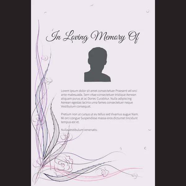 In loving memory Vector Art Stock Images | Depositphotos