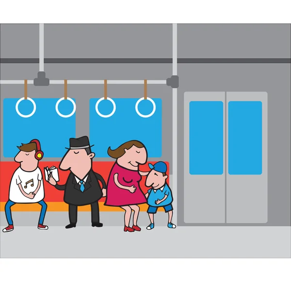 Commuters Stock Vectors, Royalty Free Commuters Illustrations ...