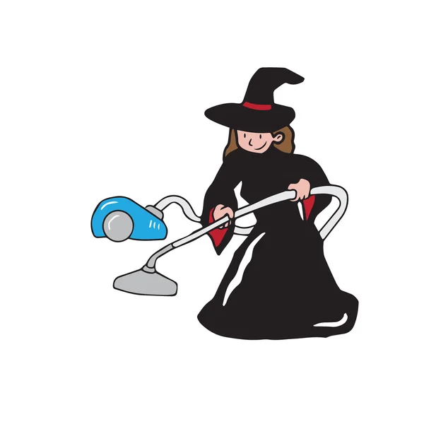 People Halloween witch sweeping Stock Vector Image by ©tawesit@gmail ...