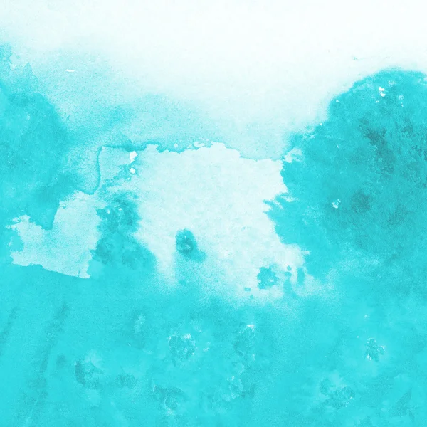 Blue painted background with artistic strokes, drops and streaks ...