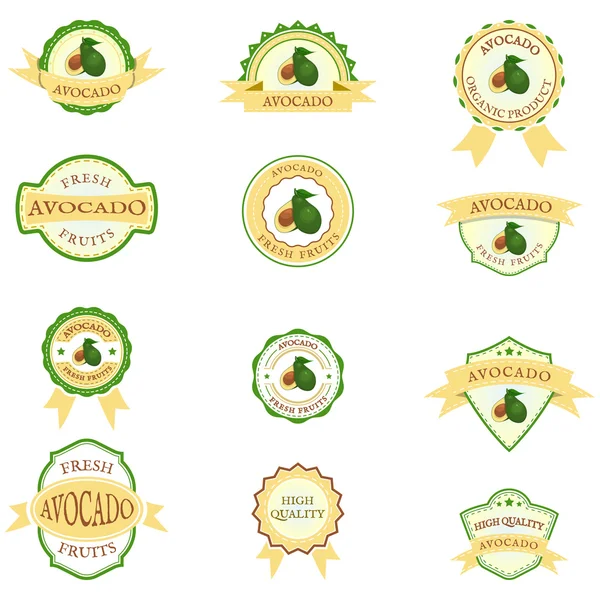 Organic Eco Badges — Stock Vector © annafrajtova #22609647