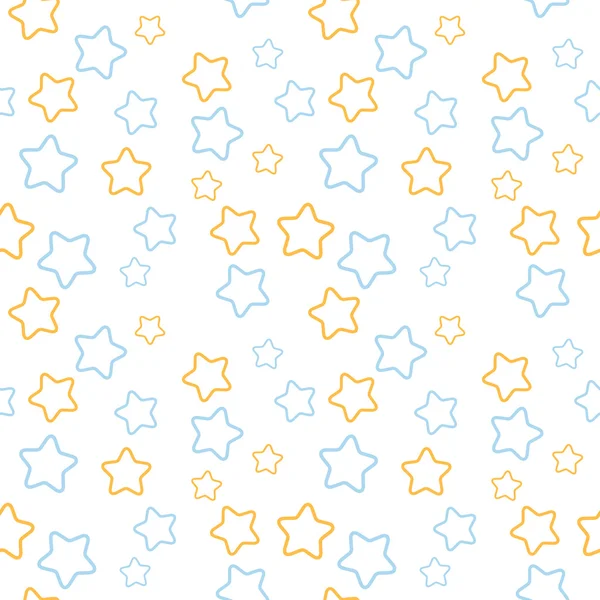 Star pattern in blue and orange colors Stock Vector Image by ...