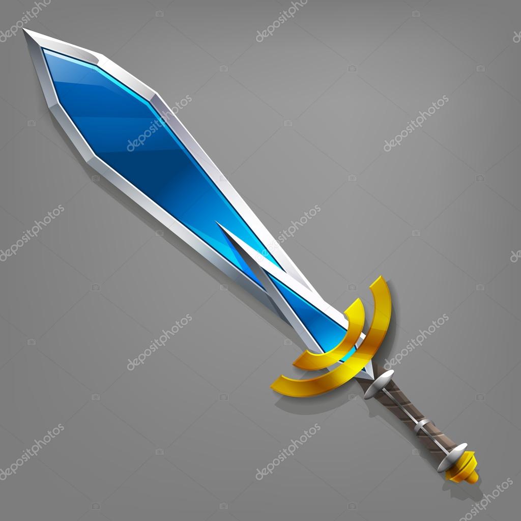 Cartoon game sword. Stock Vector Image by ©MrDeymos #113130226