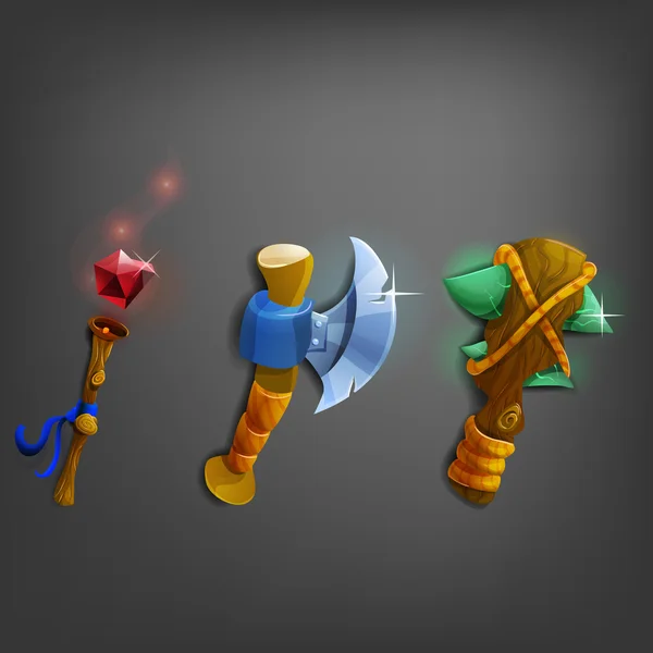 Set of cartoon weapons. Stock Vector Image by ©MrDeymos #78414066