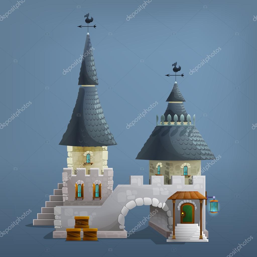 Cartoon Medieval house. Stock Vector by ©MrDeymos 81648460