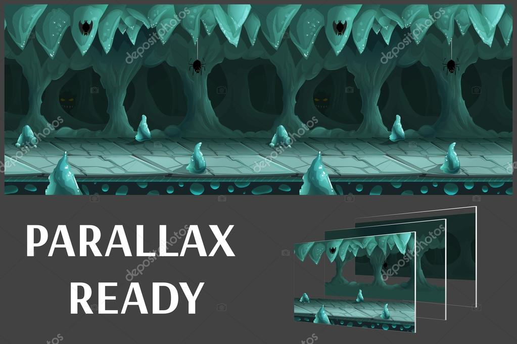 Seamless cartoon underground landscape Stock Vector Image by ©MrDeymos ...