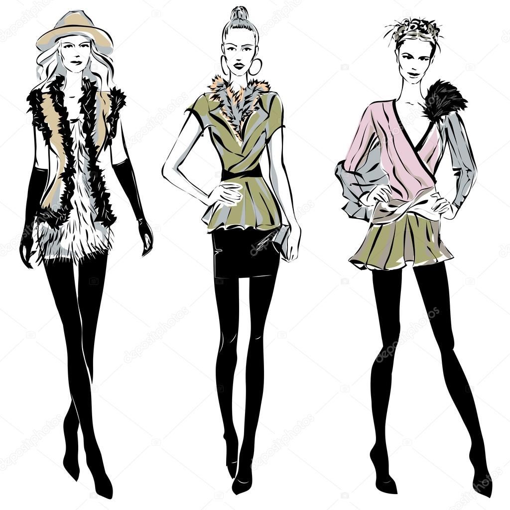 Illustration Fashion Figures