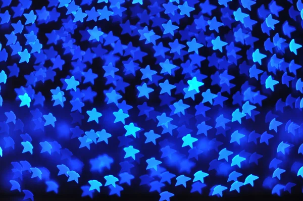 Beautiful Blue Stars Bokeh Black Background — Stock Photo © MicEnin ...