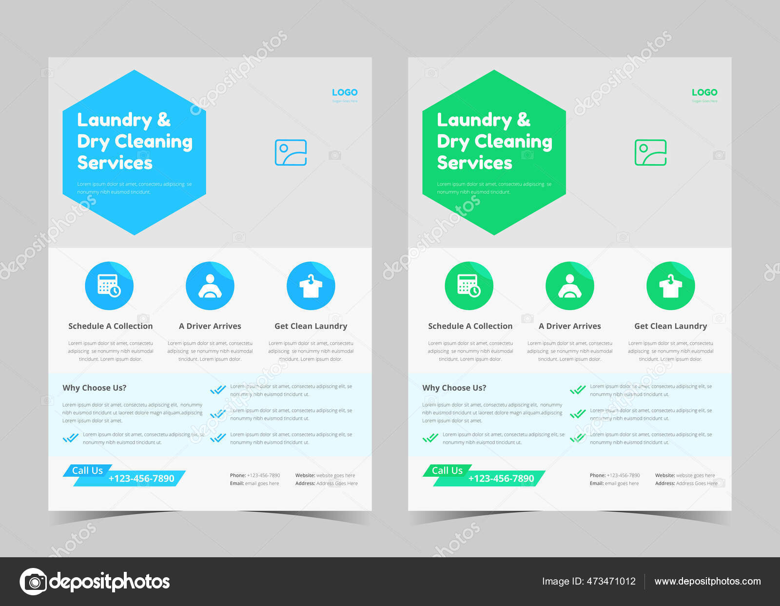 Laundry Service Flyer Template Creative Laundry Service Poster Laundry ...