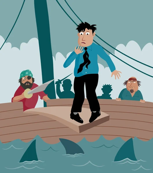 Walk the plank Vector Art Stock Images | Depositphotos