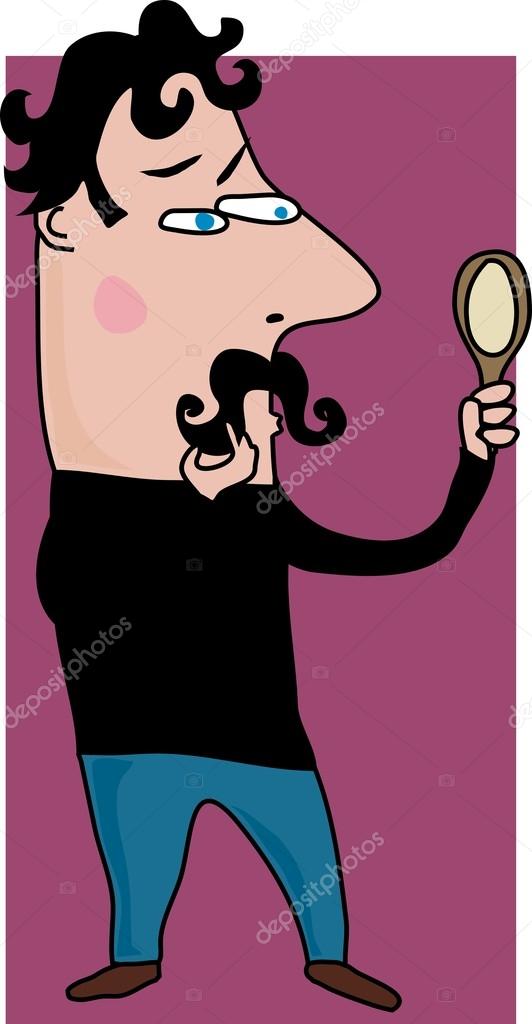 Vain man Stock Vector by ©wickerwood #67434467