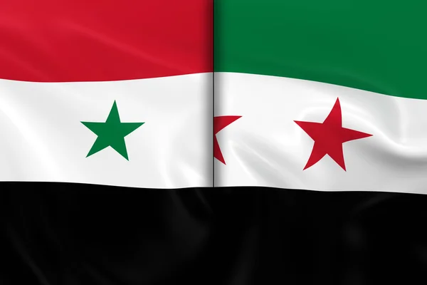 Flag of the syrian republic Stock Photos, Royalty Free Flag of the ...