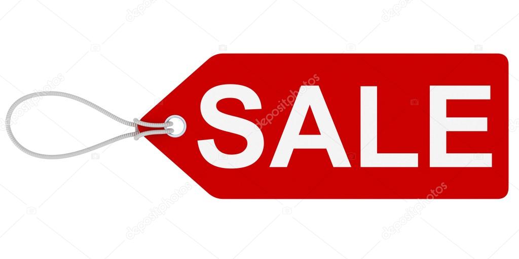 Red Sale Tag