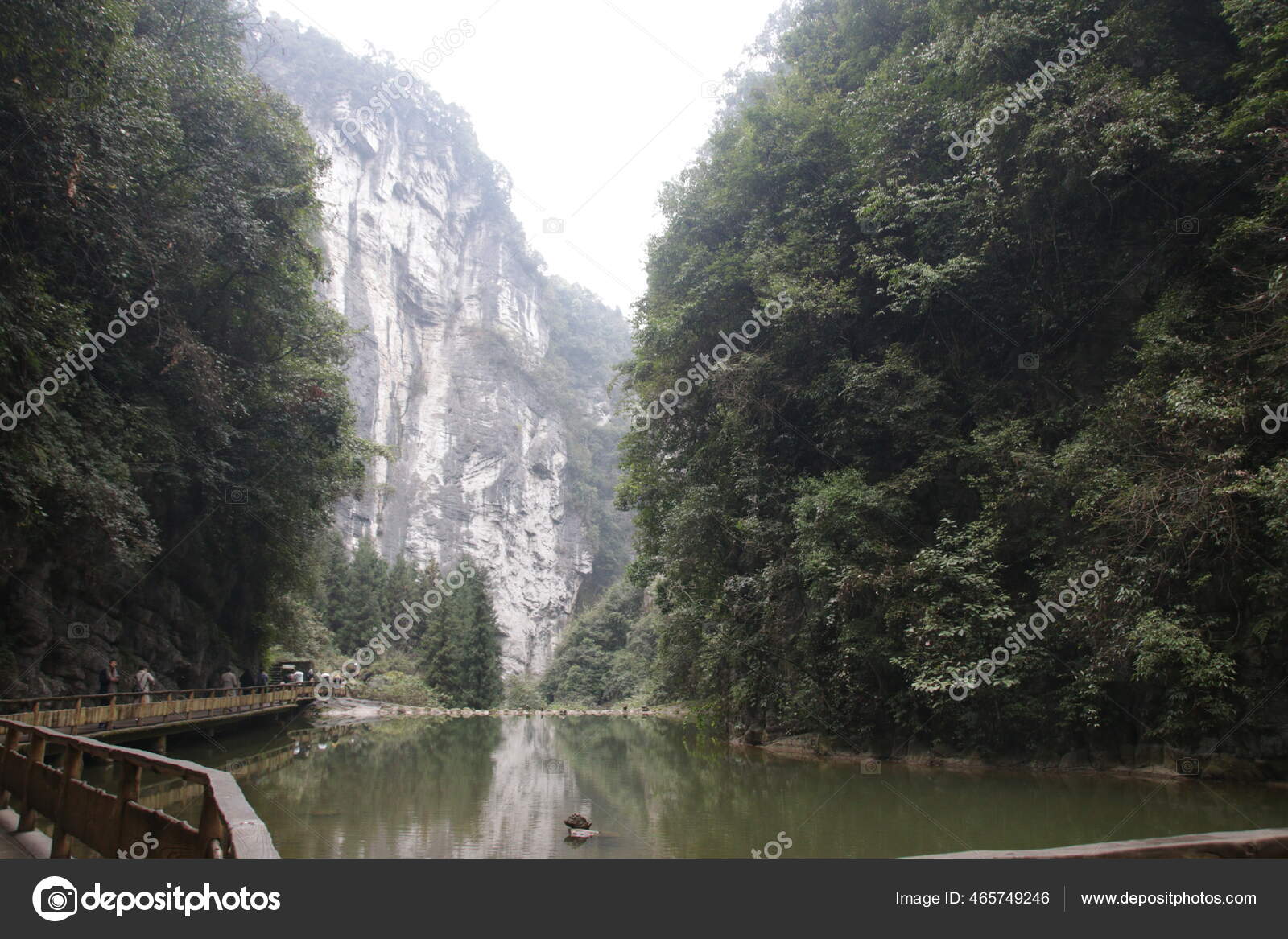 Three Natural Bridges Wulong Karst Unesco World Heritage Chongqing China — Stock Editorial Photo ...