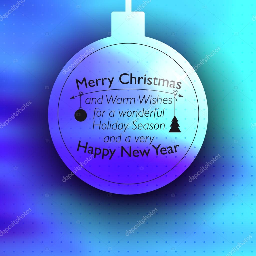 Vector Christmas card with place for your text. Stock Vector Image by ...