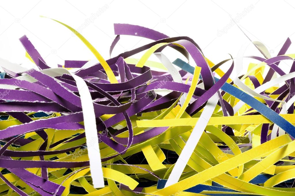 Shredded paper strips Stock Photo by ©fotoquique 97609686