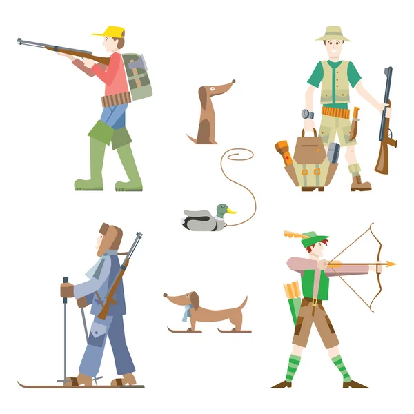 Hunters Vector Art Stock Images | Depositphotos