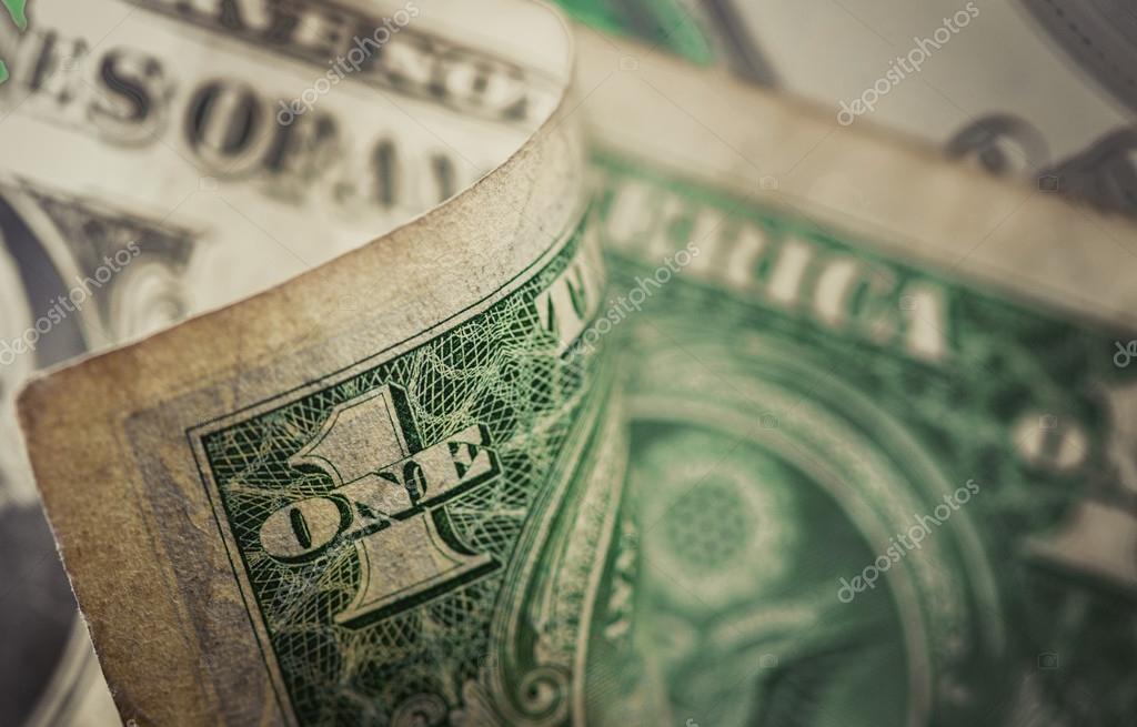 Old US Dollar bill, macro, close up photo Stock Photo by ©Belyay 112267110