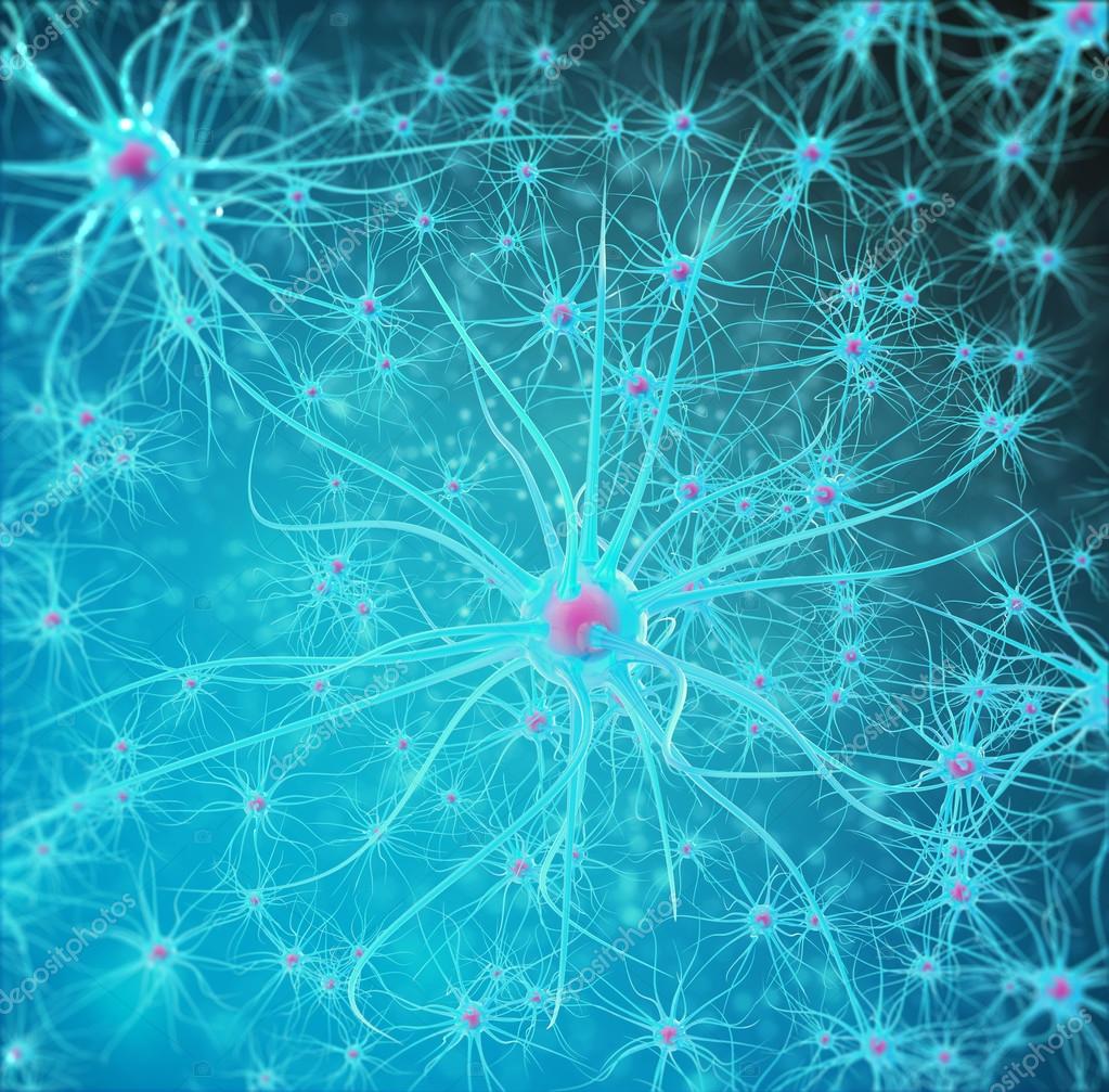 Neural network, brain cells, nervous system. 3d illustration Stock ... Neural network, brain cells, nervous system. 3d illustration Stock ...
