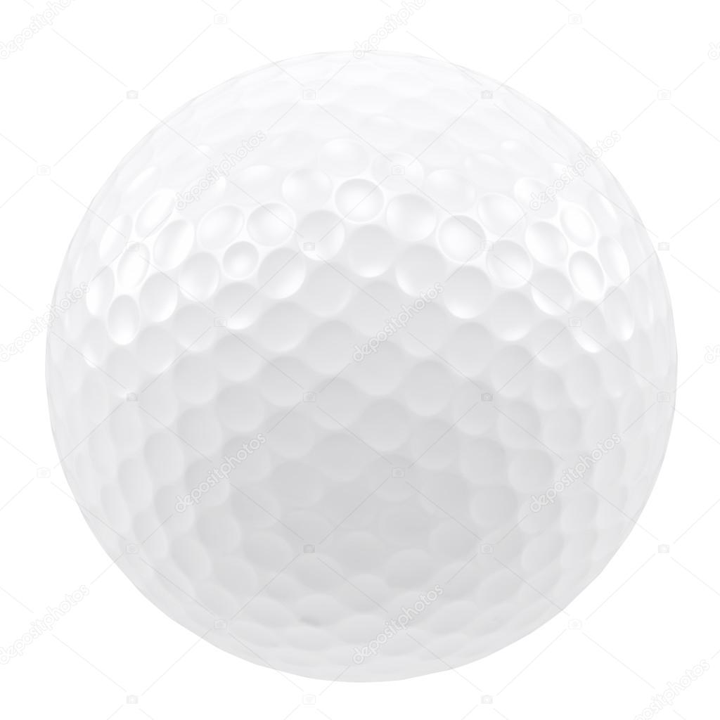 Golf ball isolated on a white background. Stock Photo by ©Rost9 71054483