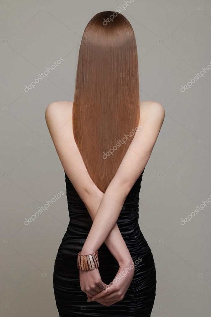 Beautiful brown hair — Stock Photo © photoagents #113552228