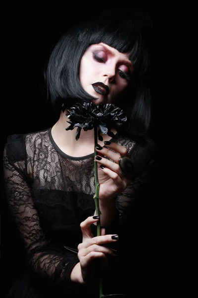 Beautiful goth woman Stock Photos, Royalty Free Beautiful goth woman ...