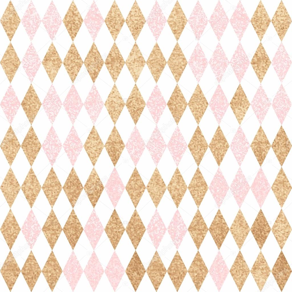 Pink Diamond Pattern Backgrounds