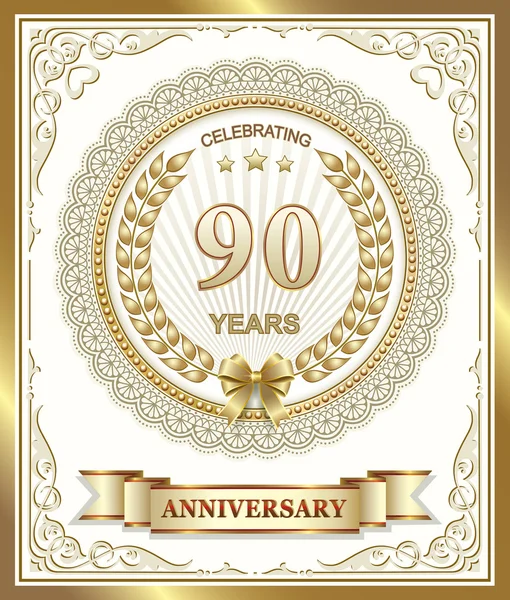 90th birthday Vector Art Stock Images | Depositphotos