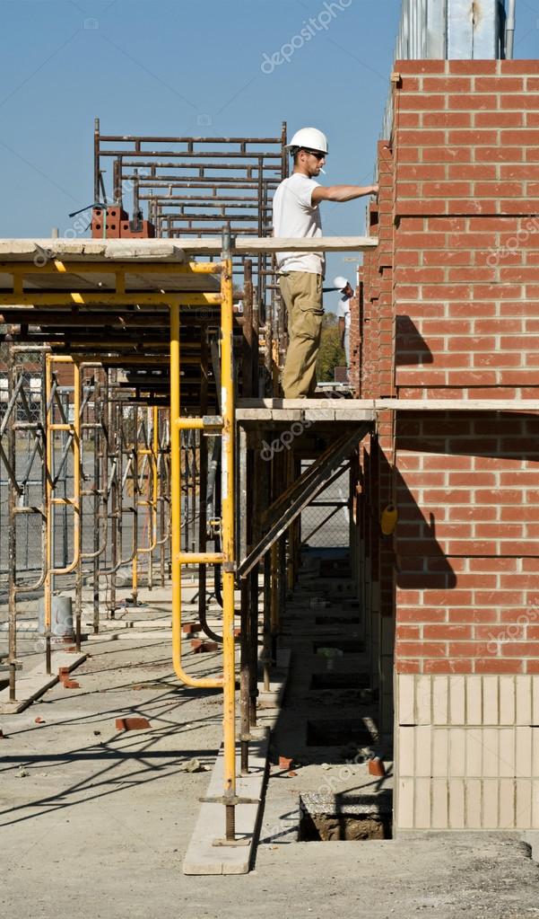 Working from Scaffolding Stock Photo by ©Lawcain 70848773