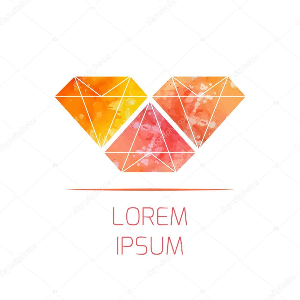 Three color diamonds Stock Vector by ©veleri 75042473