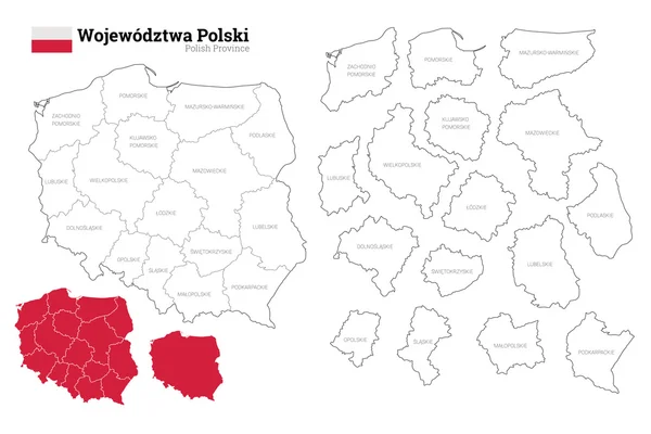Grafika wektorowa Mapa polski województwa, obrazy wektorowe | DepositPhotos