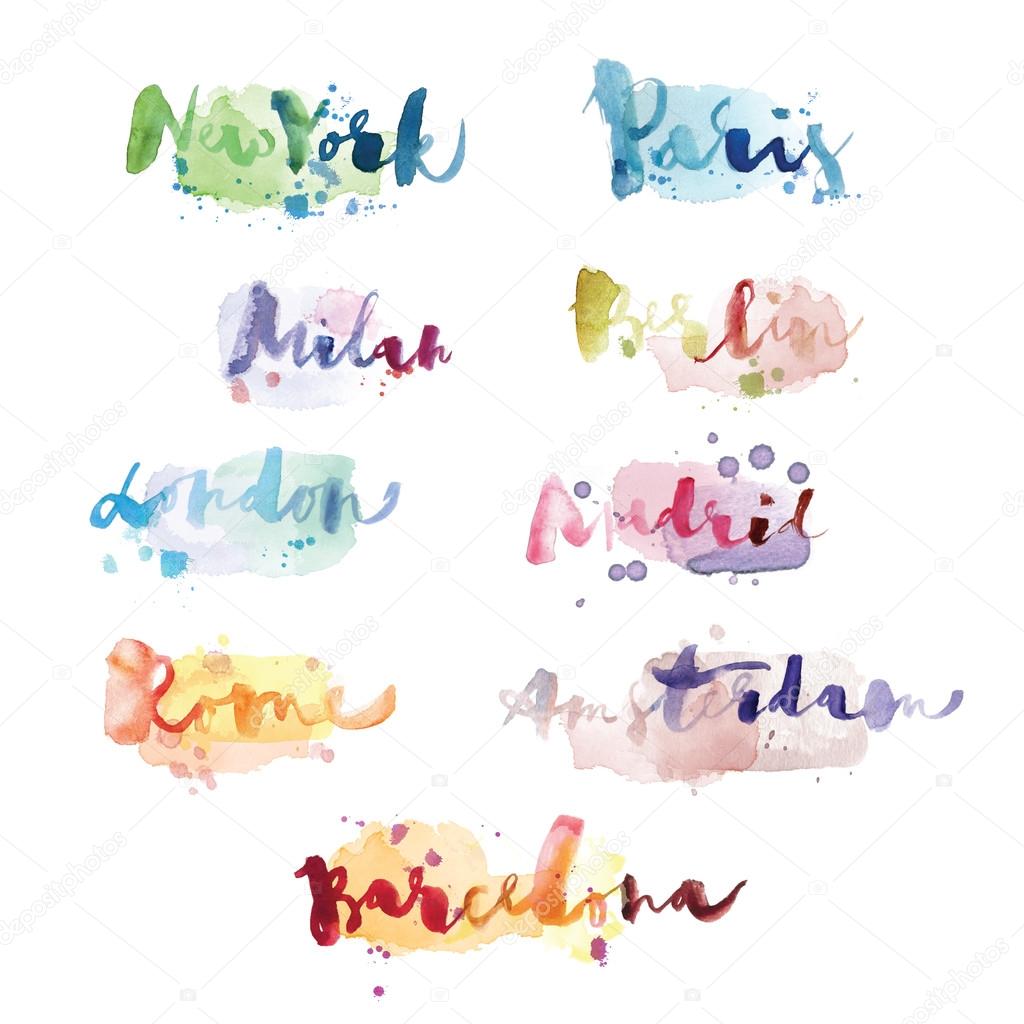 How To Watercolor Words
