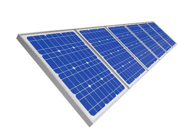 Solar Panel Isolated White Background Rendering Stock Photo by ©Guasch ...